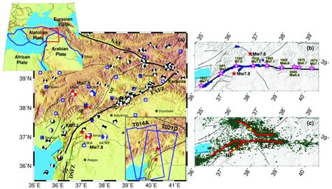 Tectonic Setting Of The 2023 Turkey Earthquake Sequence A The Main
