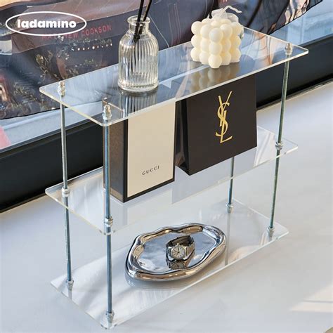 스탠드선반 쿠폰가15105원실버스크류 아크릴 미드센츄리모던 다용도 진열대 선반2단3단 오늘의집 쇼핑