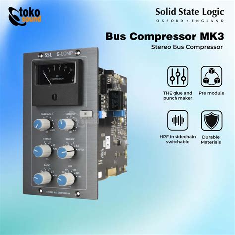Jual Solid State Logic SSL Stereo Bus Compressor Series Module Shopee Indonesia