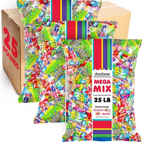 Dooboe Bulk Candy Wholesale 25 Pounds Individually Wrapped Candies
