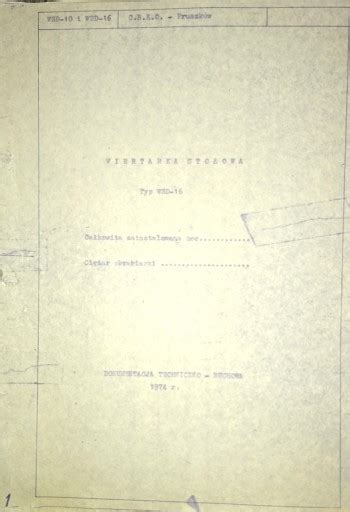 Dokumentacja Techniczna Wiertarka Stołowa Wsd10 Wsd16 Jaworzno