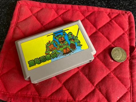 Tmnt Vintage Japanese Nintendo Nes Famicom Game Cassette Exc Eur 23 93 Picclick Fr
