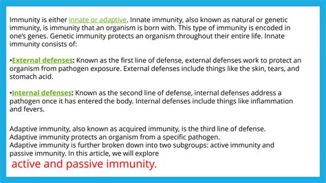 Solution Active And Passive Immunity Studypool
