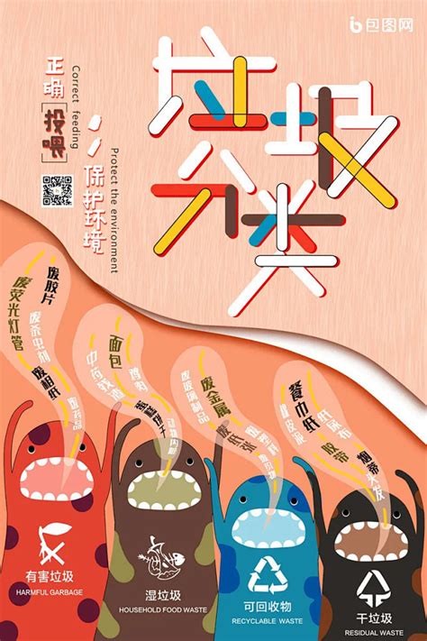 垃圾分类 公益 海报设计 创意 设计比赛 海报 设计 背景 PSD 源文件