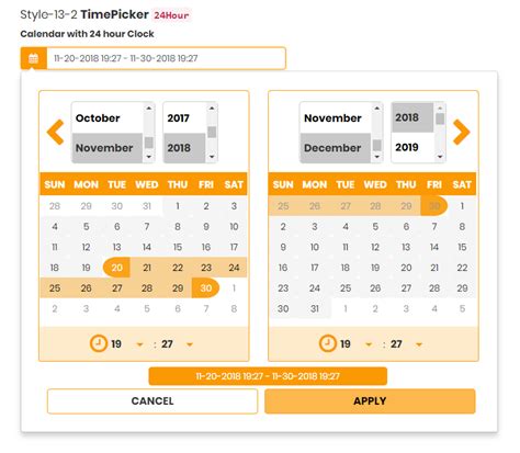 Daterange Multipurpose Responsive Date Range Picker By Mgscoder