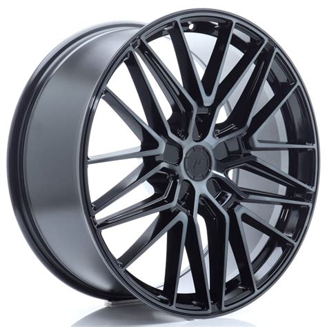 Jr Wheels Jr38 21x95 Et14 58 5h Blank Black Brushed Wtinted Face