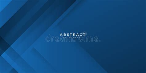 Modern 3d Blue Abstract Background With Overlap Rectangle Texture For