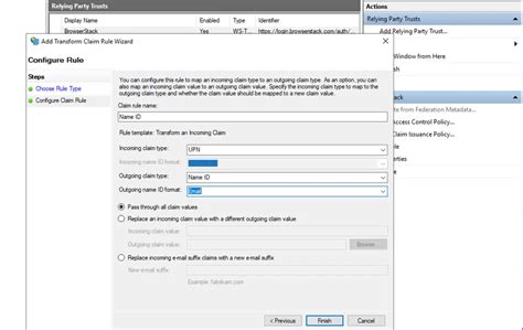BrowserStack SSO With ADFS BrowserStack Docs