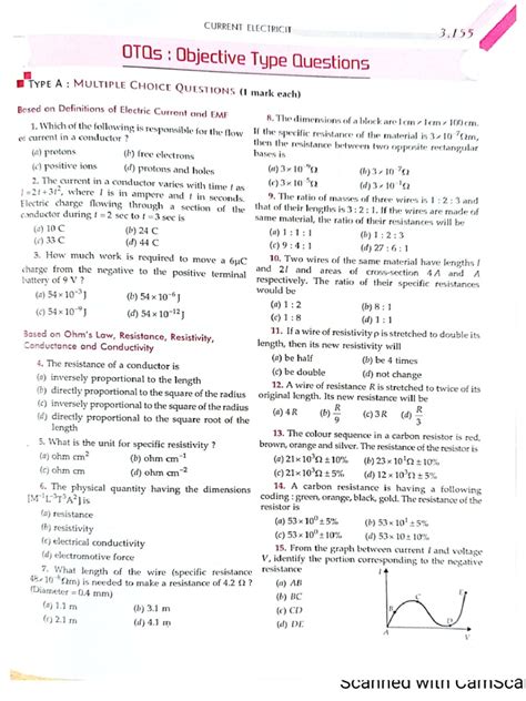 Mcq Of Ch 3 Class Xii Pdf