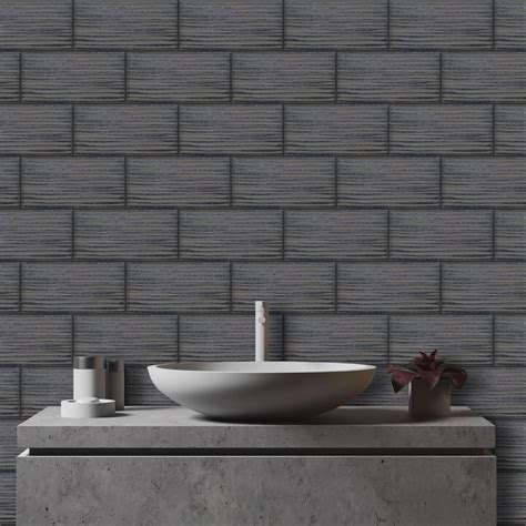 Bathroom Tile Effect Wallpaper Rispa