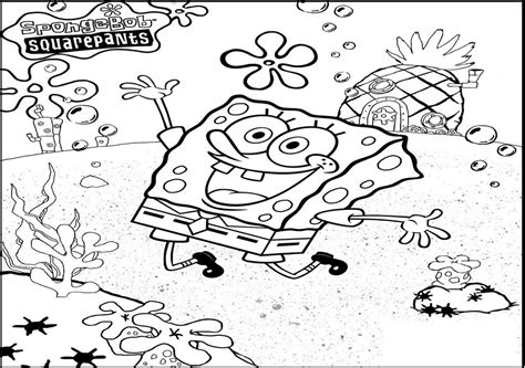 Kumpulan Gambar Mewarnai Spongebob Terbaru Gambar Mewarnai Spongebob