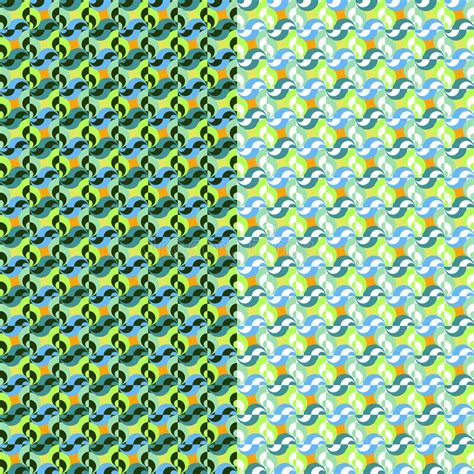 Vector Rhythmic Geometric Elements Background Stock Vector Illustration Of Decorative