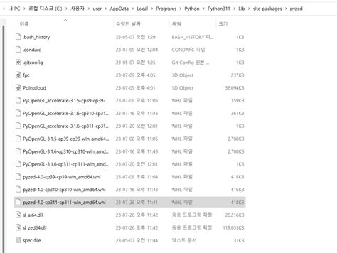 pyzed has no attribute matrix4f stereolabs forums