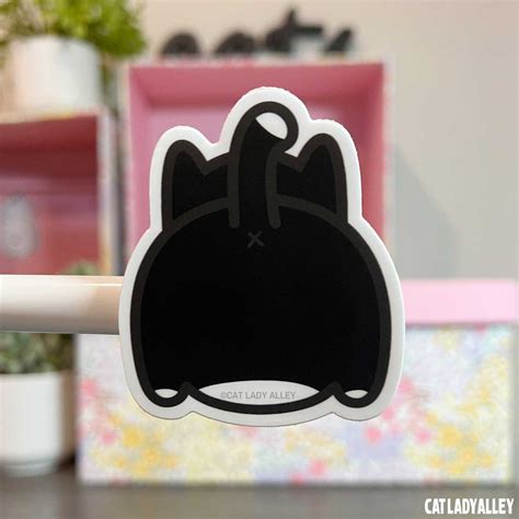 Kitty Bum Bum Tuxedo Cat Sticker Cat Lady Alley
