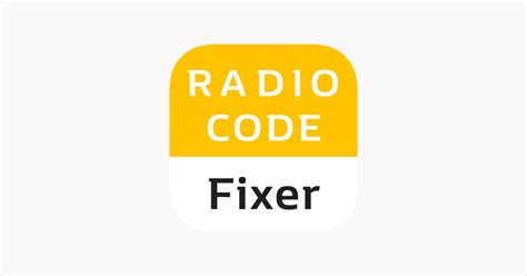 ‎radio Code Fixer For Renault On The App Store