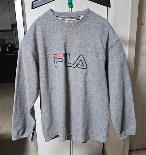 휠라 1 남성 빅싸이즈 후리스 맨투맨 2xl 세컨웨어헬로마켓