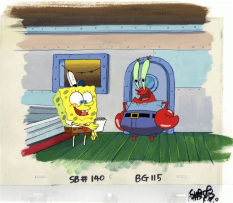 Spongebob Animation Cels R Spongebob