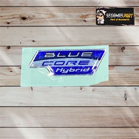 Jual Stiker Emblem Yamaha Bluecore Hybrid Shopee Indonesia