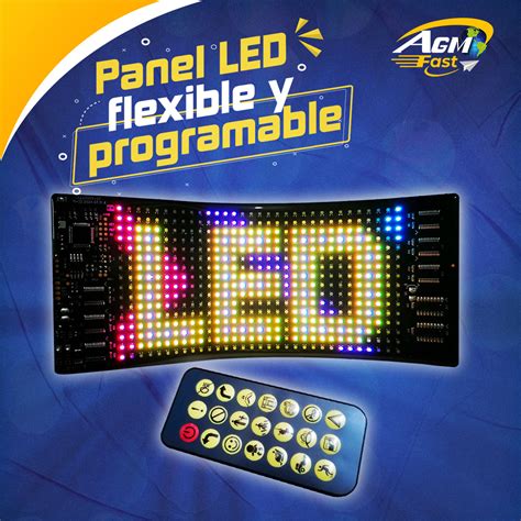 Panel Led Flexible Y Programable 512led Agmgrouptrading Srl