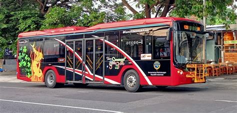 2021 The Formal Launch Of An Urban Bus Transit System In Indonesia