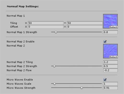 Water Shaders V X Shaders Settings Water Shaders V Water Surface Free Unity Asset