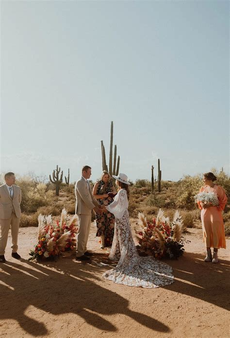 Desert Wedding Ideas For A Western Disco Wedding Theme｜aandbé Bridal Shop