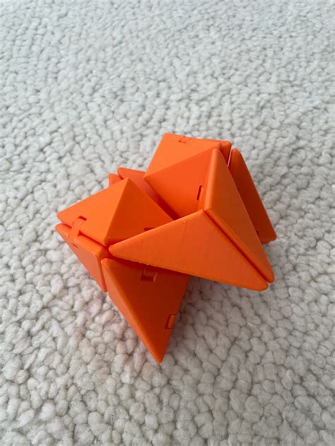 Transformacube 3d Printed Shashibo Cube By Thenerdyonemakerworld Download Free 3d Models
