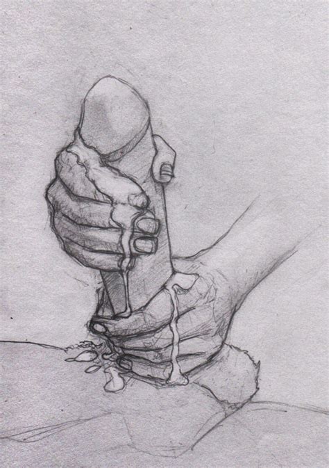 Handjob Drawing Panblond