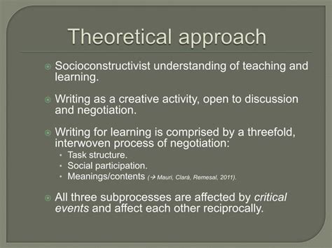 Accessing The Process Of Asynchronous Collaborative Writing Ppt