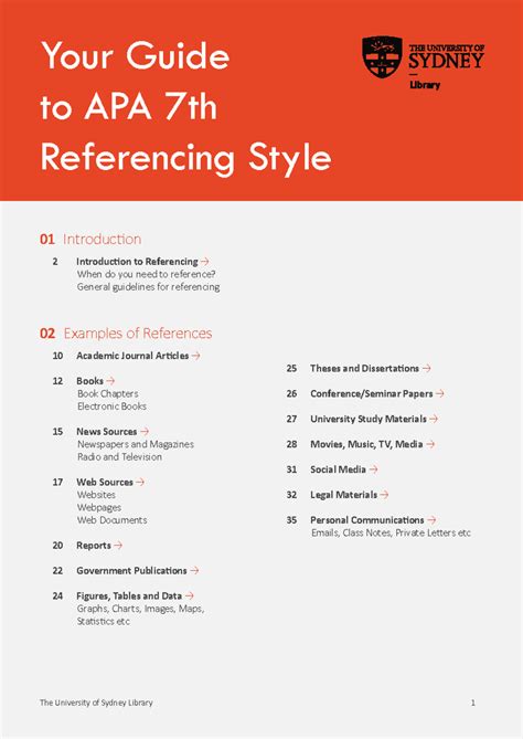 Apa 7th Guide Your Guide To Apa 7th Referencing Style 01 Introduction