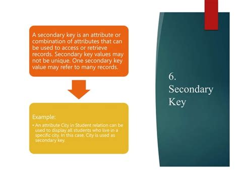 database keys types of keys in dbms pptx