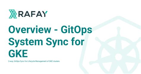 Haseeb Budhani On Linkedin Overview Gitops System Sync For Gke