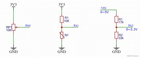 Stm32入门笔记08adc模数转换器案例 Adc单通道andadc多通道stm32中f1系列中adc的通道列表 Csdn博客