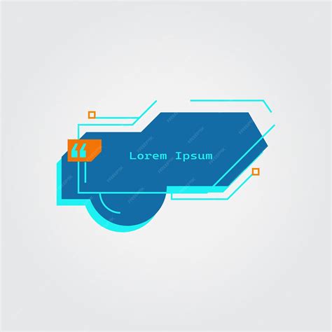 premium vector robotic speech bubble