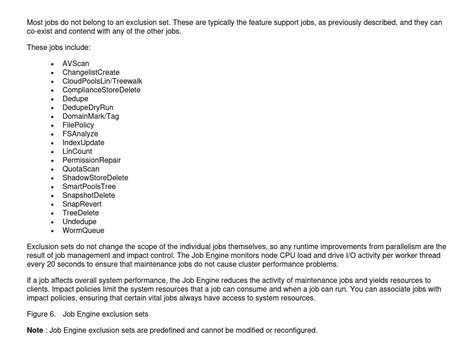 Non Exclusion Jobs Powerscale Onefs Job Engine Dell Technologies