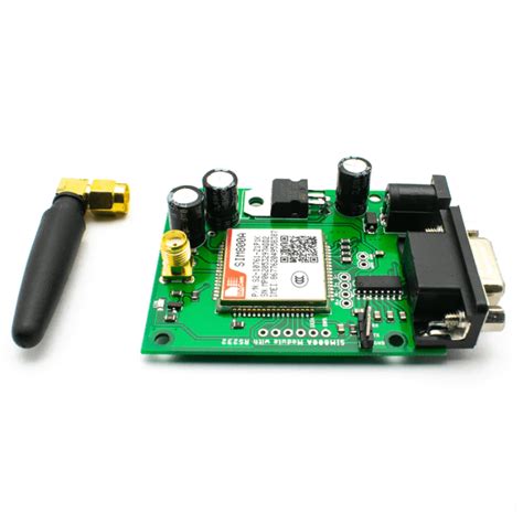 Buy Sim900a Gsm Gprs Module With Rs232 Interface And Sma Antenna Online In India Robocraze