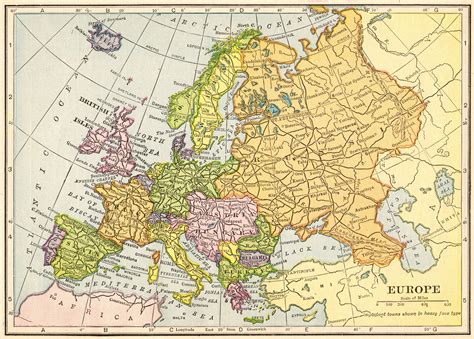 Map Of Europe In 1910