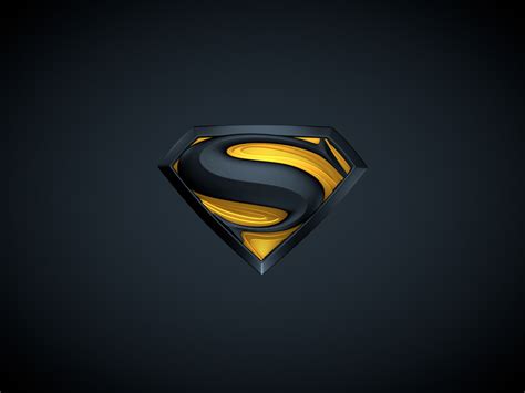 superman logo 3d on behance