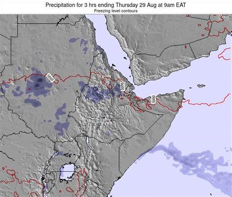 Eritrea Precipitation For 3 Hrs Ending Monday 14 Apr At 9pm Eat