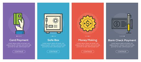 탑재 된 애플 리 케이 션 화면 및 평면 금융 라인과 웹 아이콘 모바일 애플 리 케이 션에 대 한 금융 벡터에 대한 스톡 벡터 아트 및 기타 이미지 Istock