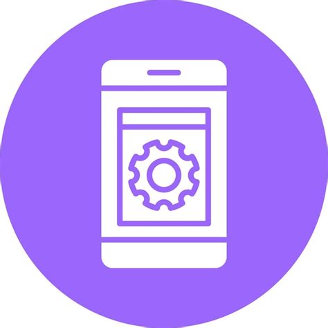 Premium Vector Vector Design Application Setting Icon Style