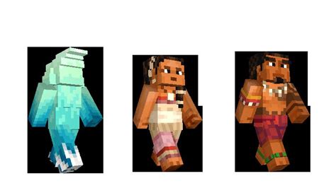 Minecraft Getting Moana Character Pack And Skin Pack 1 Feat Master
