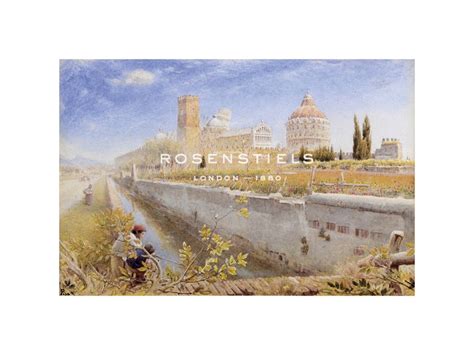 Albert Goodwin Hand Numbered Limited Edition Print On Paper Pisa