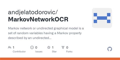 Github Andjelatodorovicmarkovnetworkocr Markov Network Or