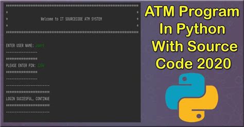 Atm Program In Python With Source Code Video 2022