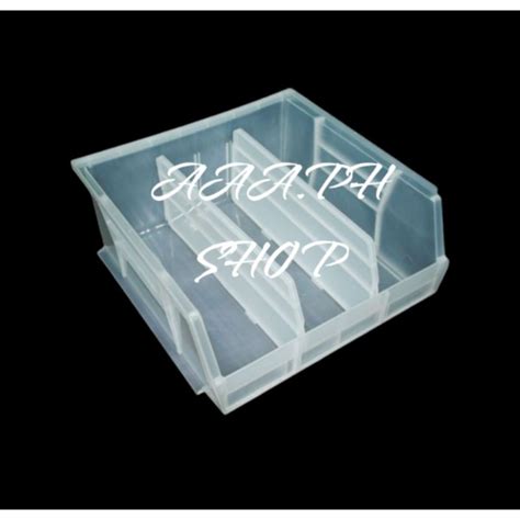 Large Stackable Bin With 1 Divider Shopee Philippines