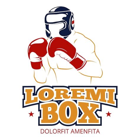 권투 선수 포스터 디자인 프리미엄 벡터