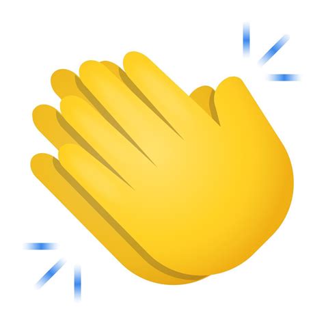 Free Download Clap Illustration Clapping Hand Emoji Noto Fonts
