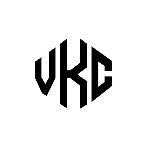 Vkc Letter Logo Design With Polygon Shape Vkc Polygon And Cube Shape