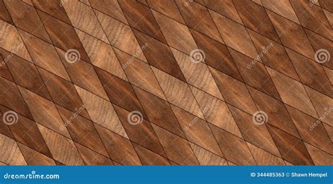 Close Up Of Diagonally Arranged Rhomb Wooden Cubes Or Blocks Surface Background Texture Empty